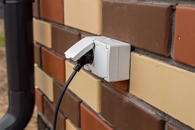 Outdoor Electrical Receptacle Connections Eagle Green Outdoor IP54